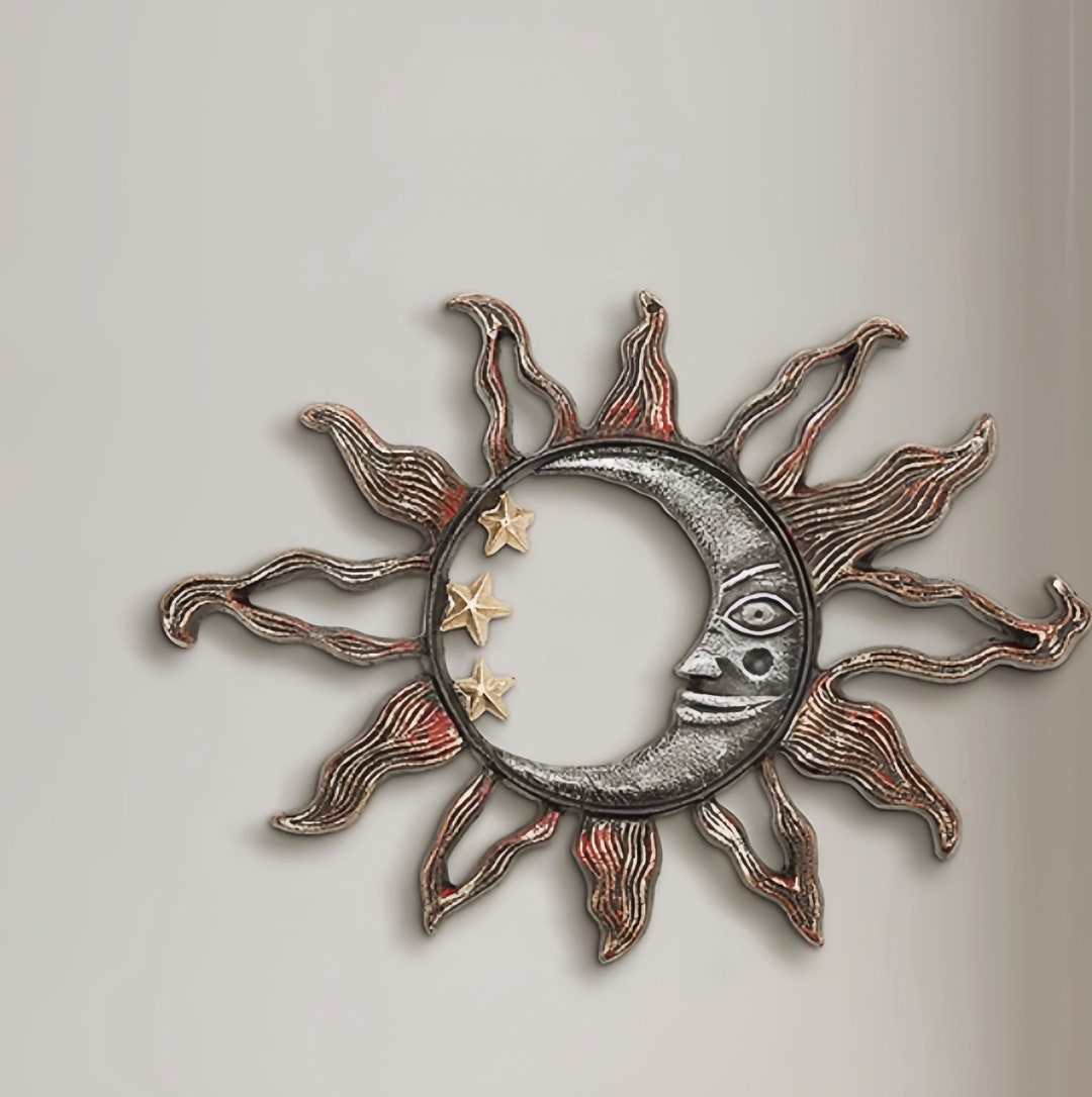 Artsy Lunar Wall Decor, Modern Moon-themed Wall Hangings, 10x13.5 in ...