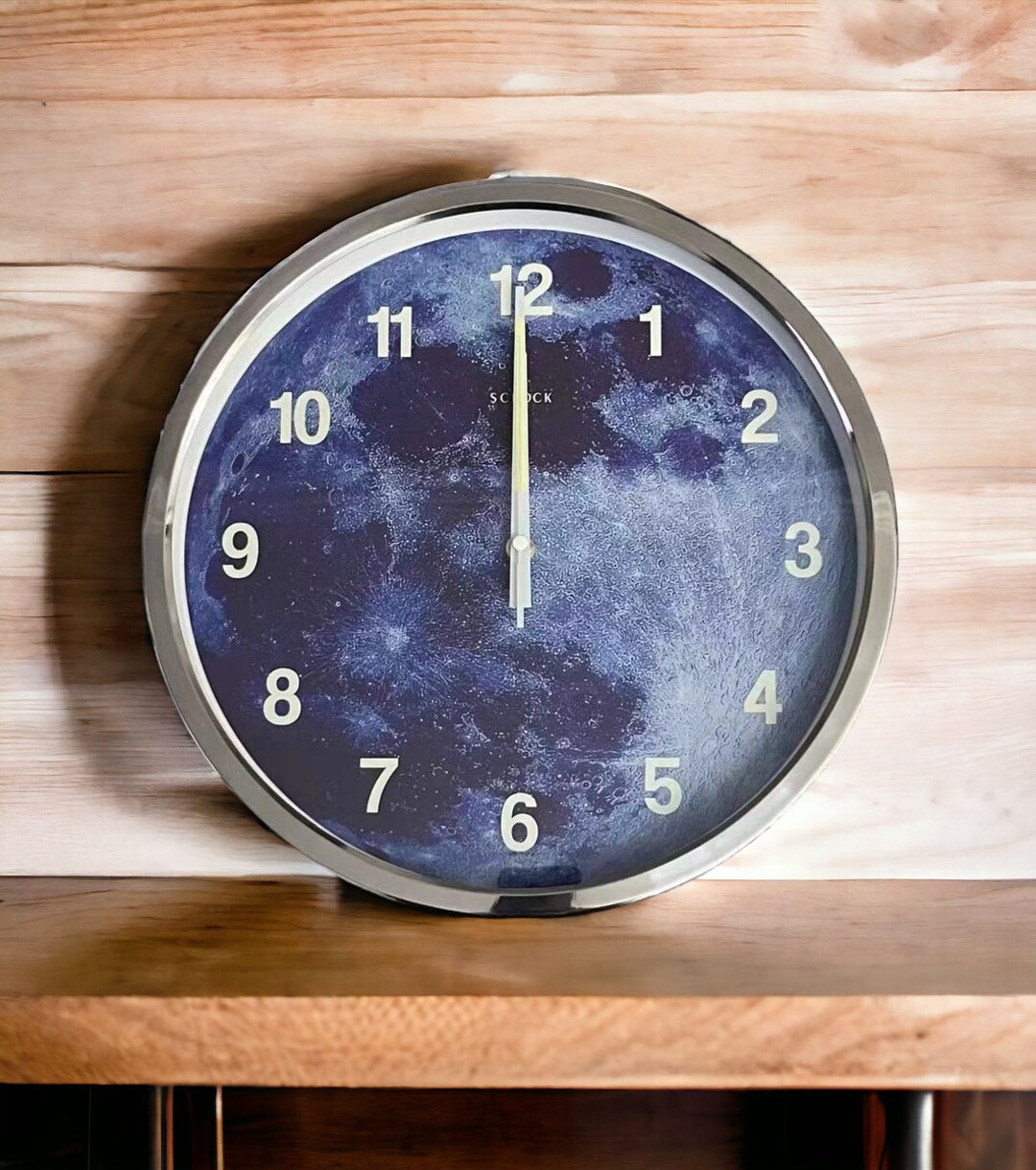 Voice-activated Cosmic LED Clock: Blue Planet Night Light - Etsy