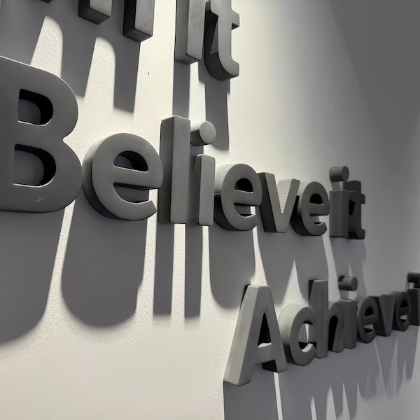 3d Wall Quotes - Etsy