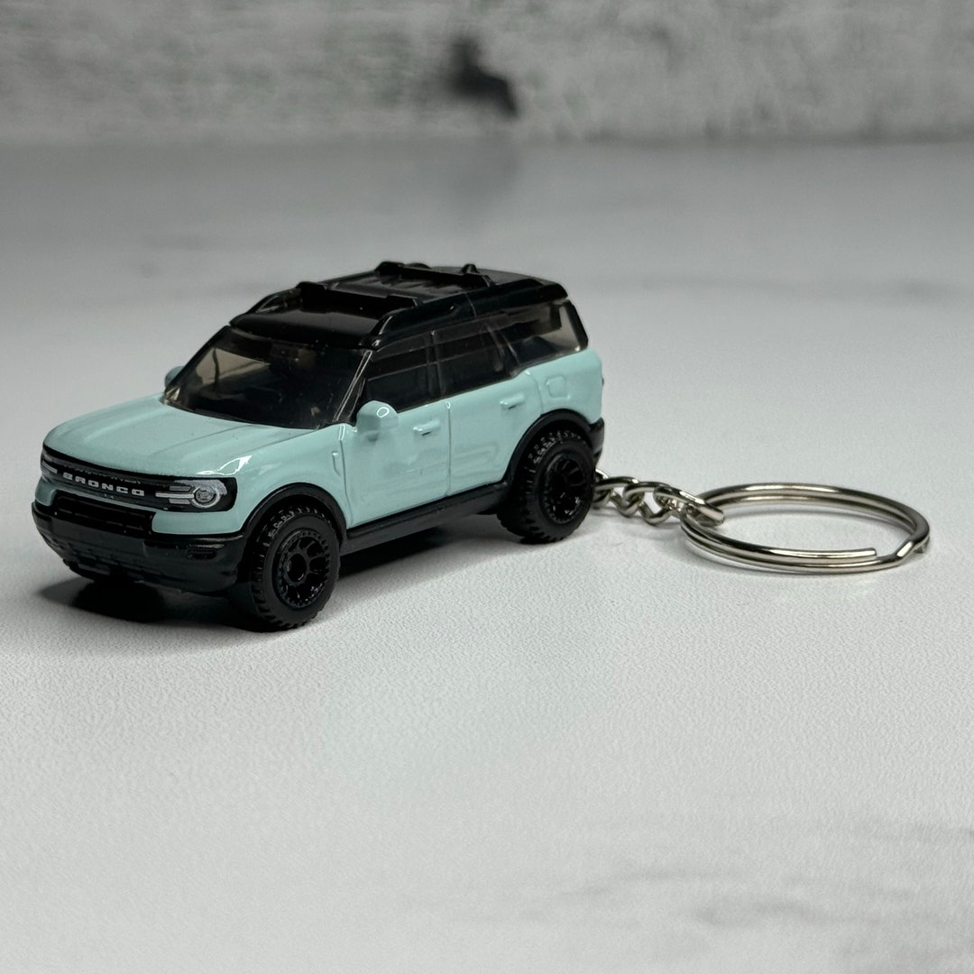 Ford Bronco Sport Keychain blue w/free Display Case - Etsy