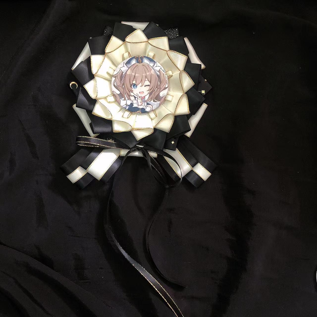 Itabag Backpack Pin Decorations,rose Rosette Badge Holder for Ita Bag ...