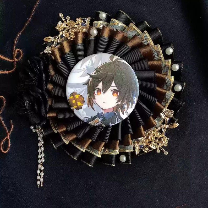 Ita Bag Badge Rosettes, Itabag Backpack Pin Decorations, Anime Badge ...