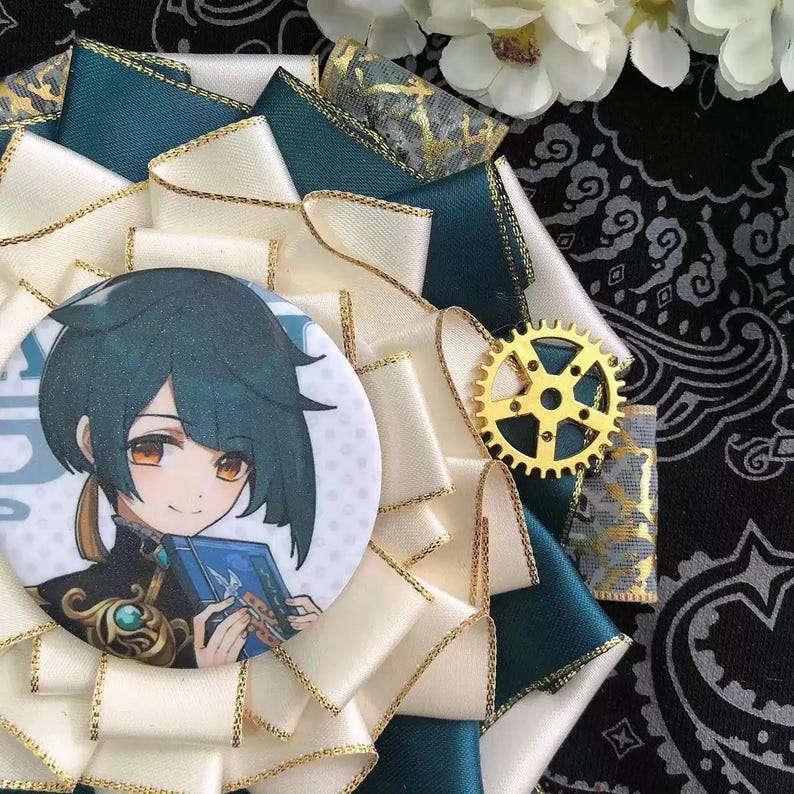 Itabag Backpack Pin Decorations,rose Rosette Badge Holder for Ita Bag ...