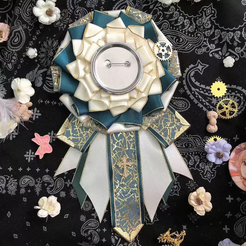 Itabag Backpack Pin Decorations,rose Rosette Badge Holder for Ita Bag ...
