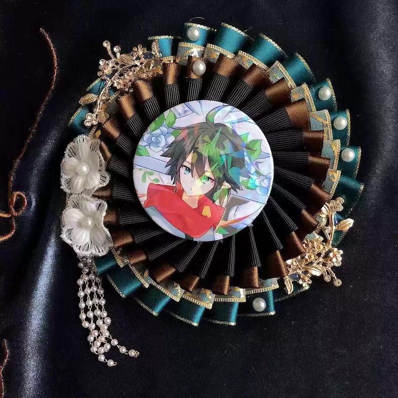 Ita Bag Badge Rosettes, Itabag Backpack Pin Decorations, Anime Badge ...