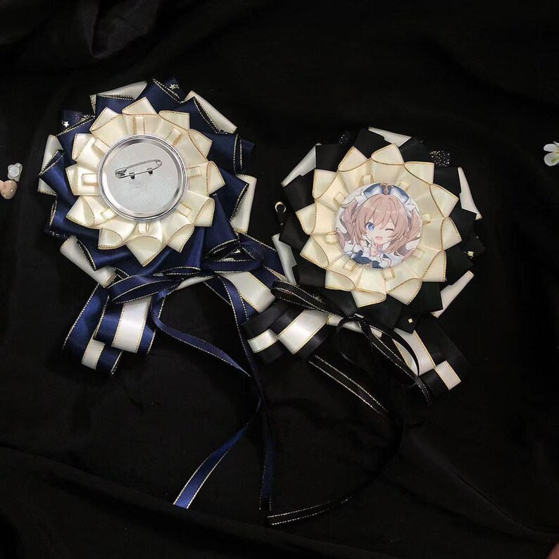 Itabag Backpack Pin Decorations,rose Rosette Badge Holder for Ita Bag ...