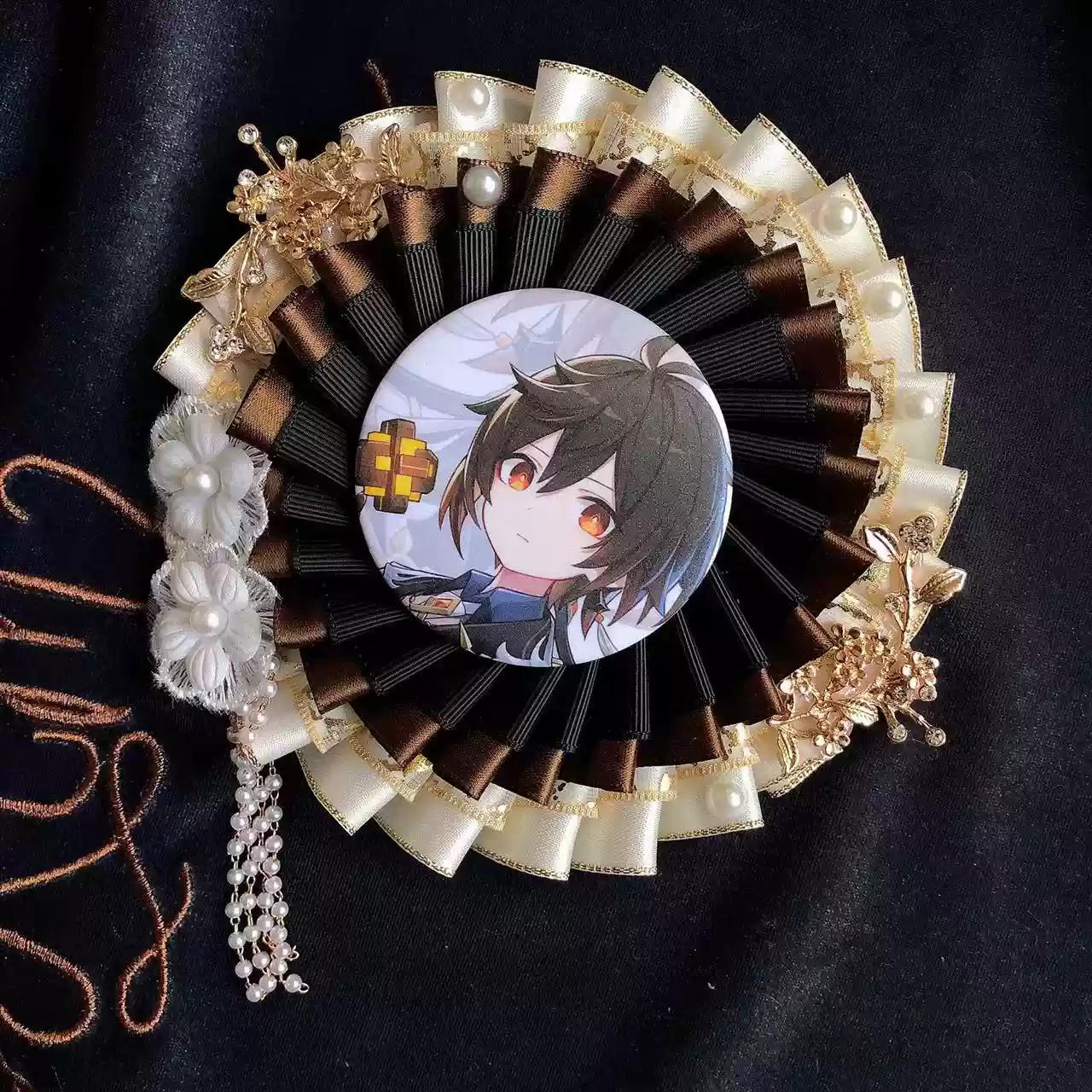 Ita Bag Badge Rosettes, Itabag Backpack Pin Decorations, Anime Badge ...