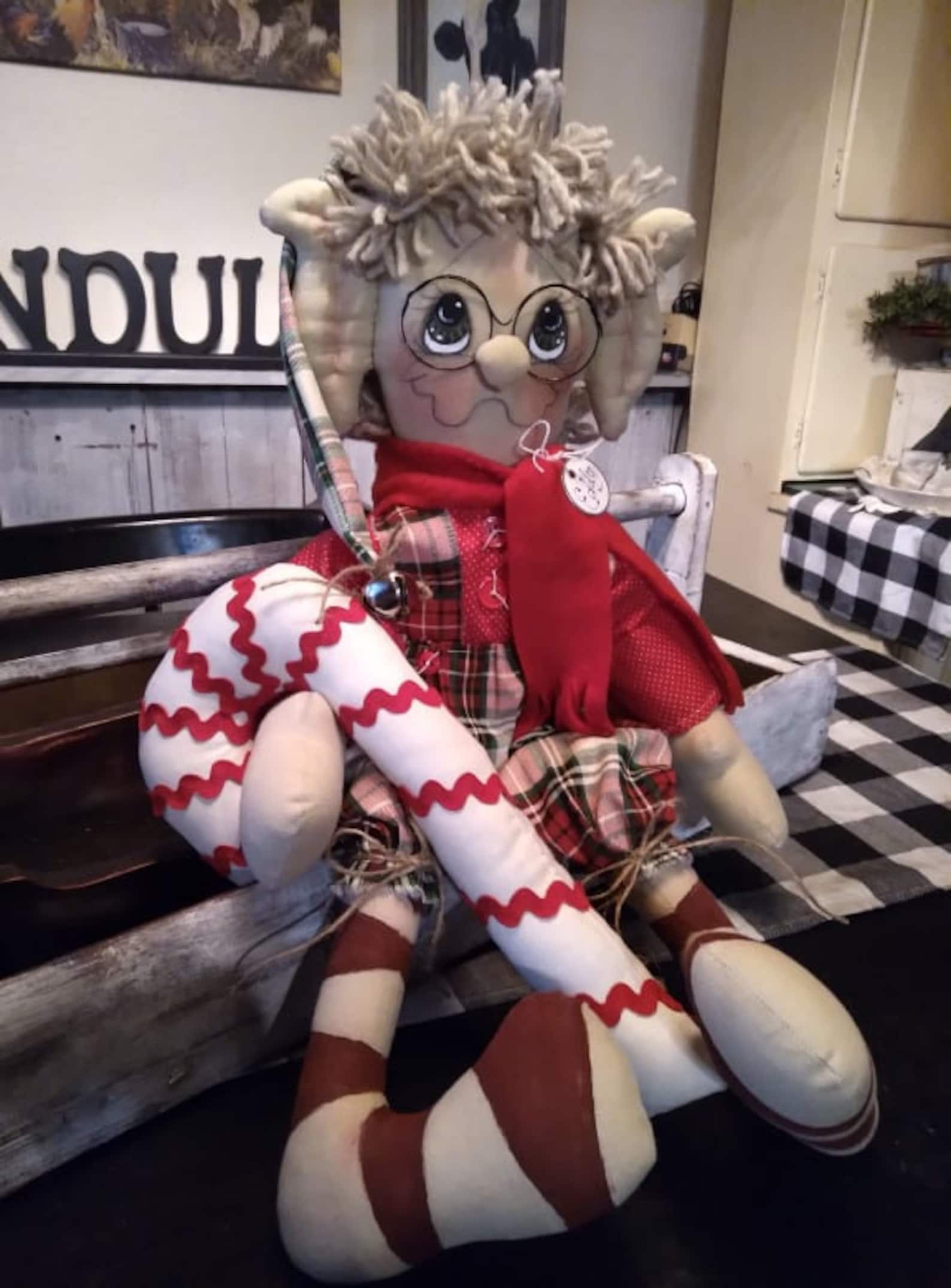 Primitive Eddy the Elf INSTANT DOWNLOAD E-pattern #106 - Etsy