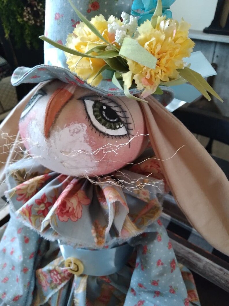 Primitive Bunny Rabbit Easter INSTANT DOWNLOAD PATTERN - Etsy