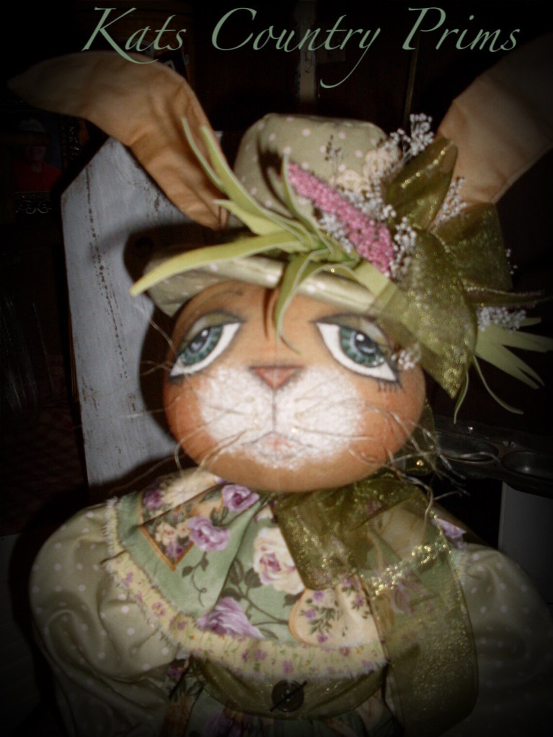 Primitive Bunny Rabbit Easter INSTANT DOWNLOAD PATTERN - Etsy