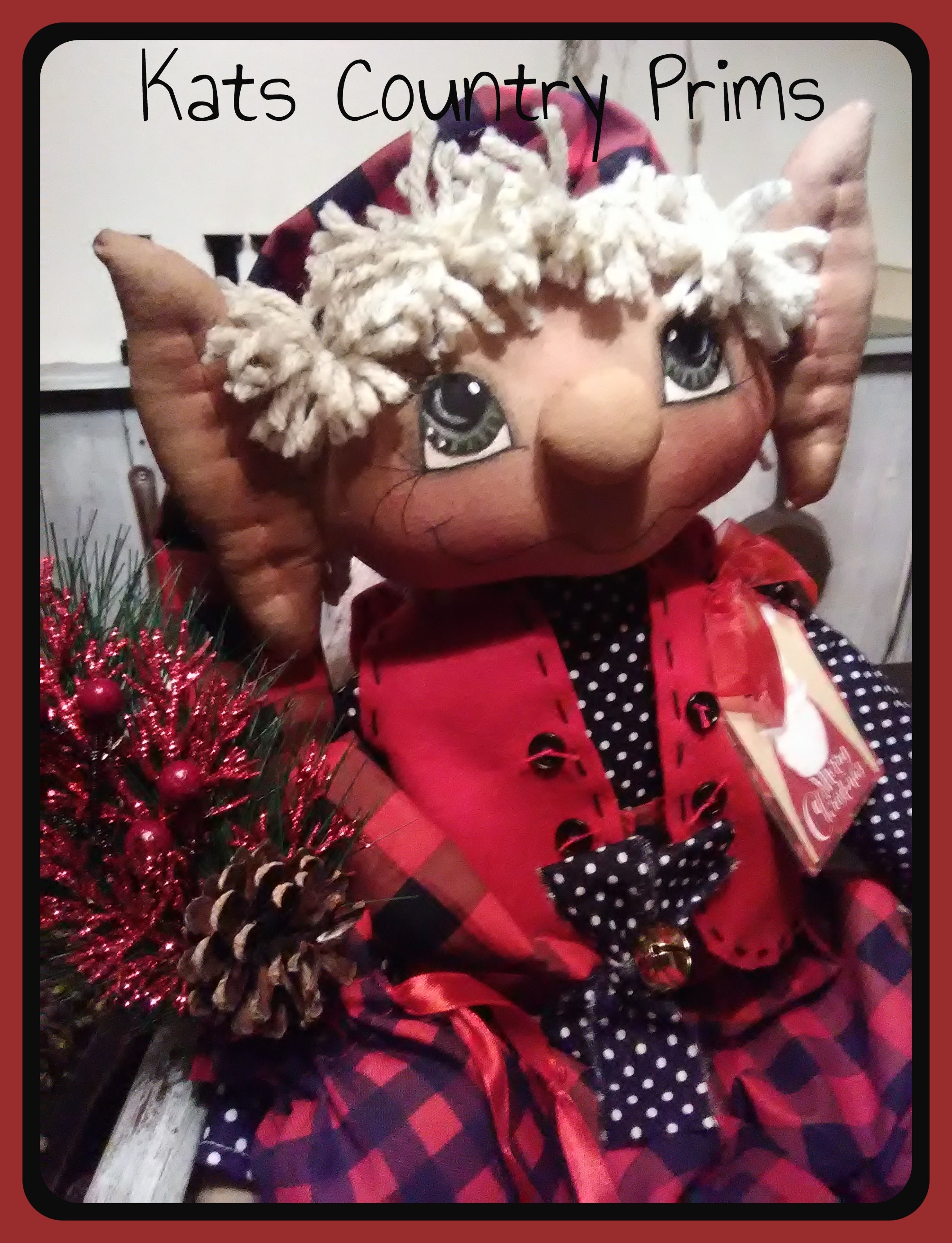 Primitive Sheldon the Elf Instant Download E-pattern 109 - Etsy