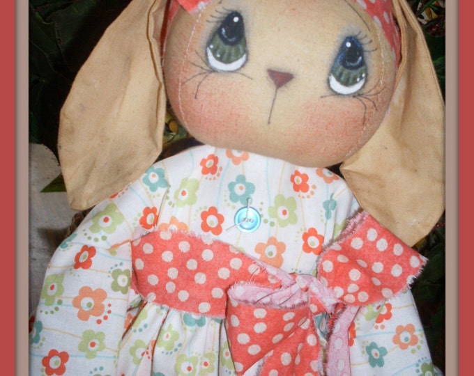 Primitive Easter Bunny PATTERN 166 Blossom Epattern Instant Download - Etsy