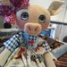 Primitive Cow and Pig Doll PATTERN INSTANT DOWNLOAD 178 Clara and Pearl ...