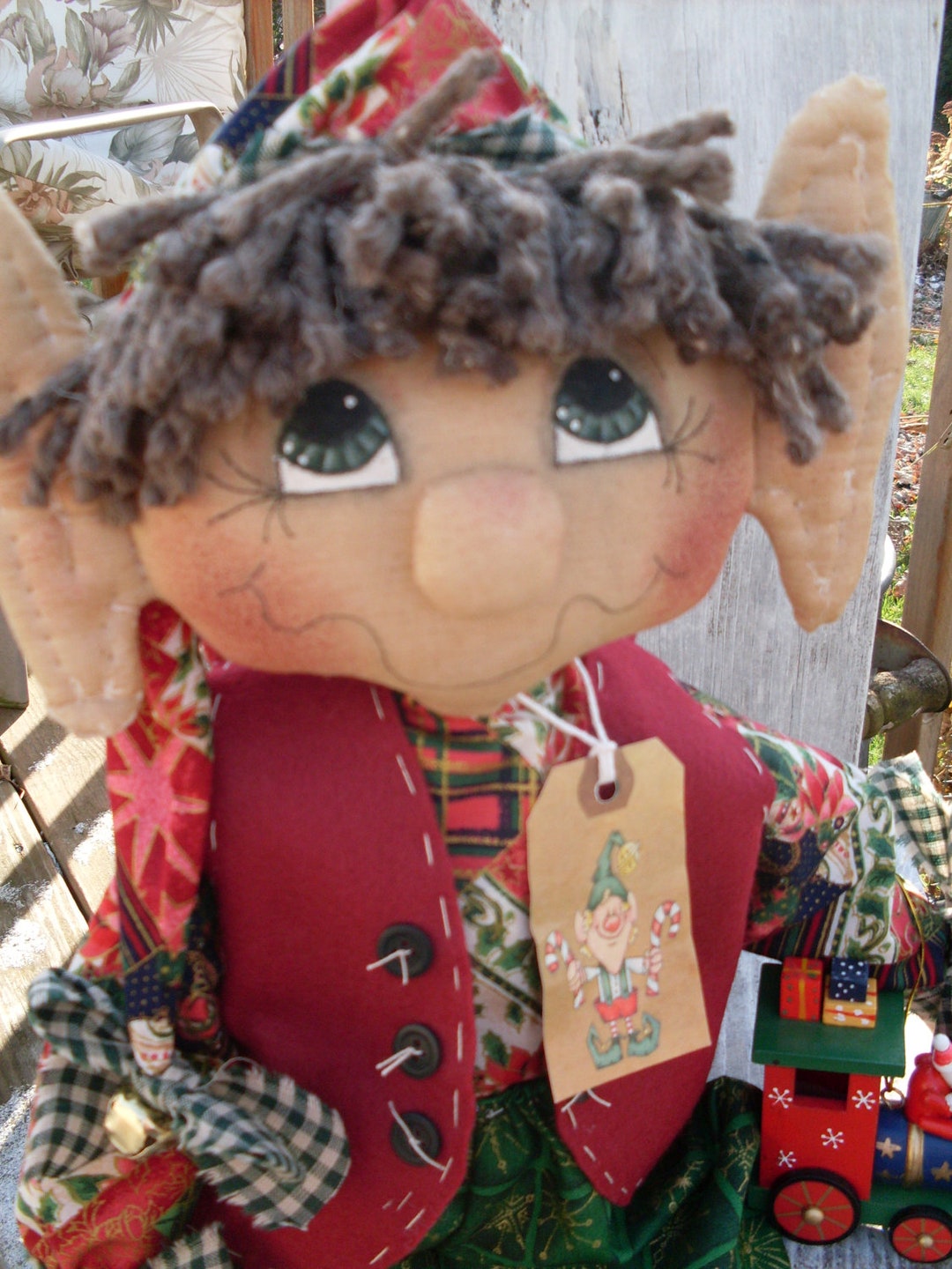 Primitive Sheldon the Elf Instant Download E-pattern 109 - Etsy UK