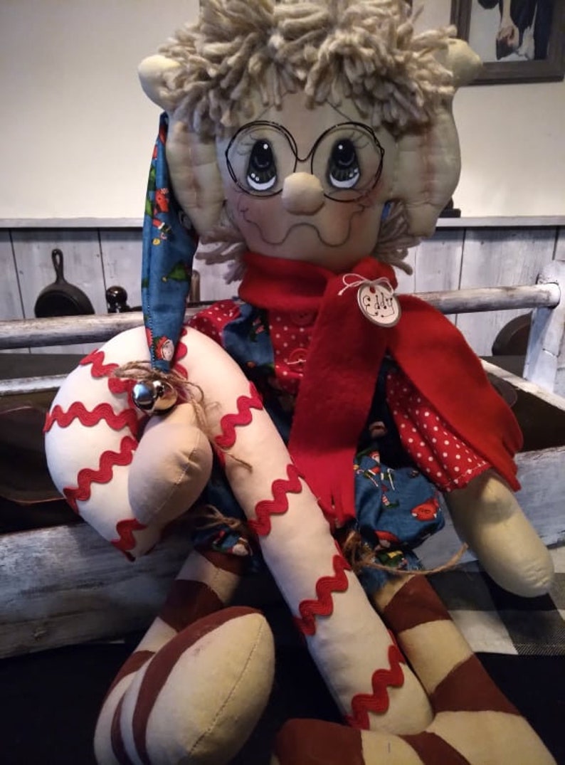 Primitive Eddy the Elf INSTANT DOWNLOAD E-pattern #106 - Etsy