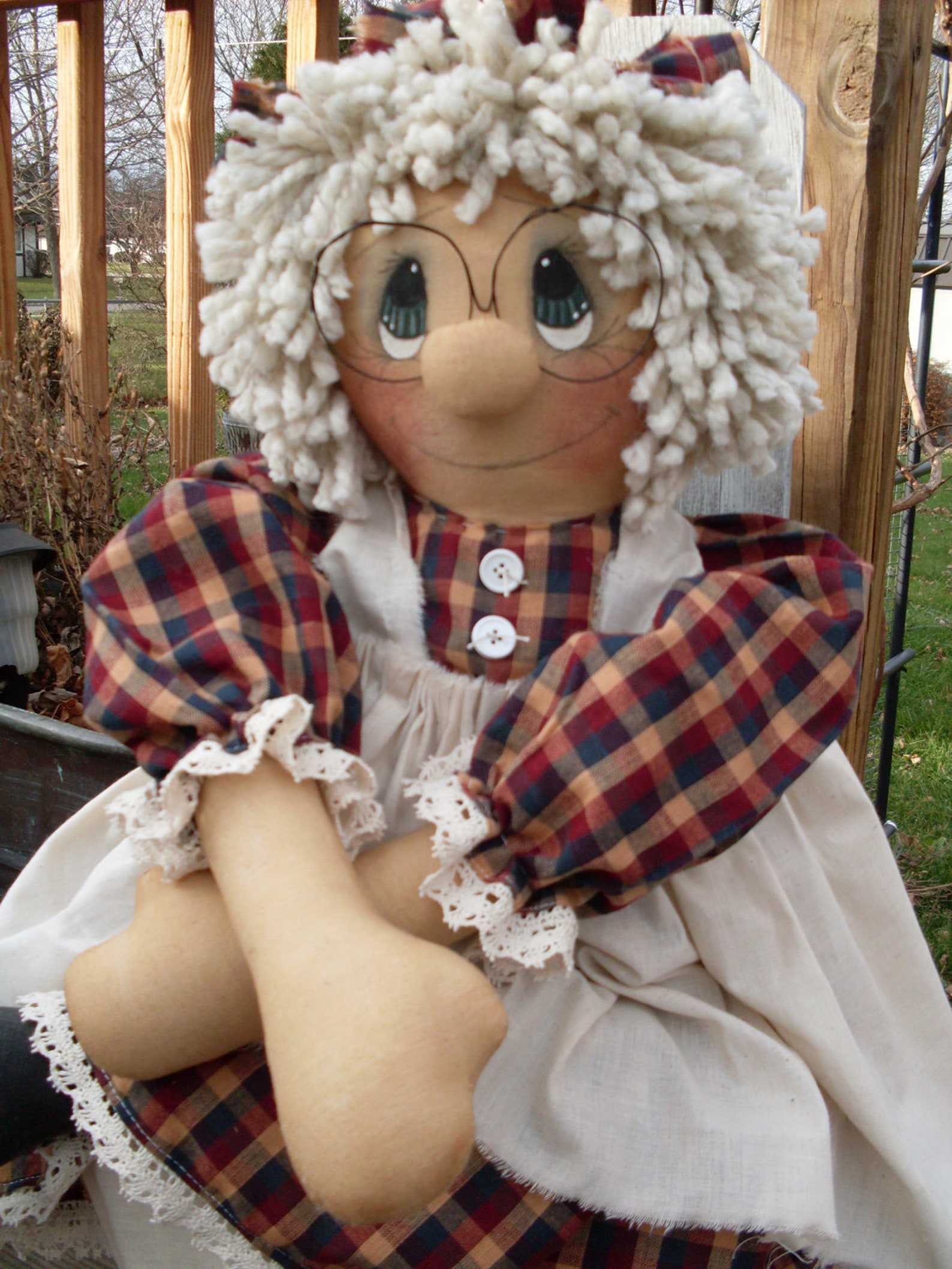 Primitive Raggedy Mrs. Claus INSTANT DOWNLOAD Christmas - Etsy