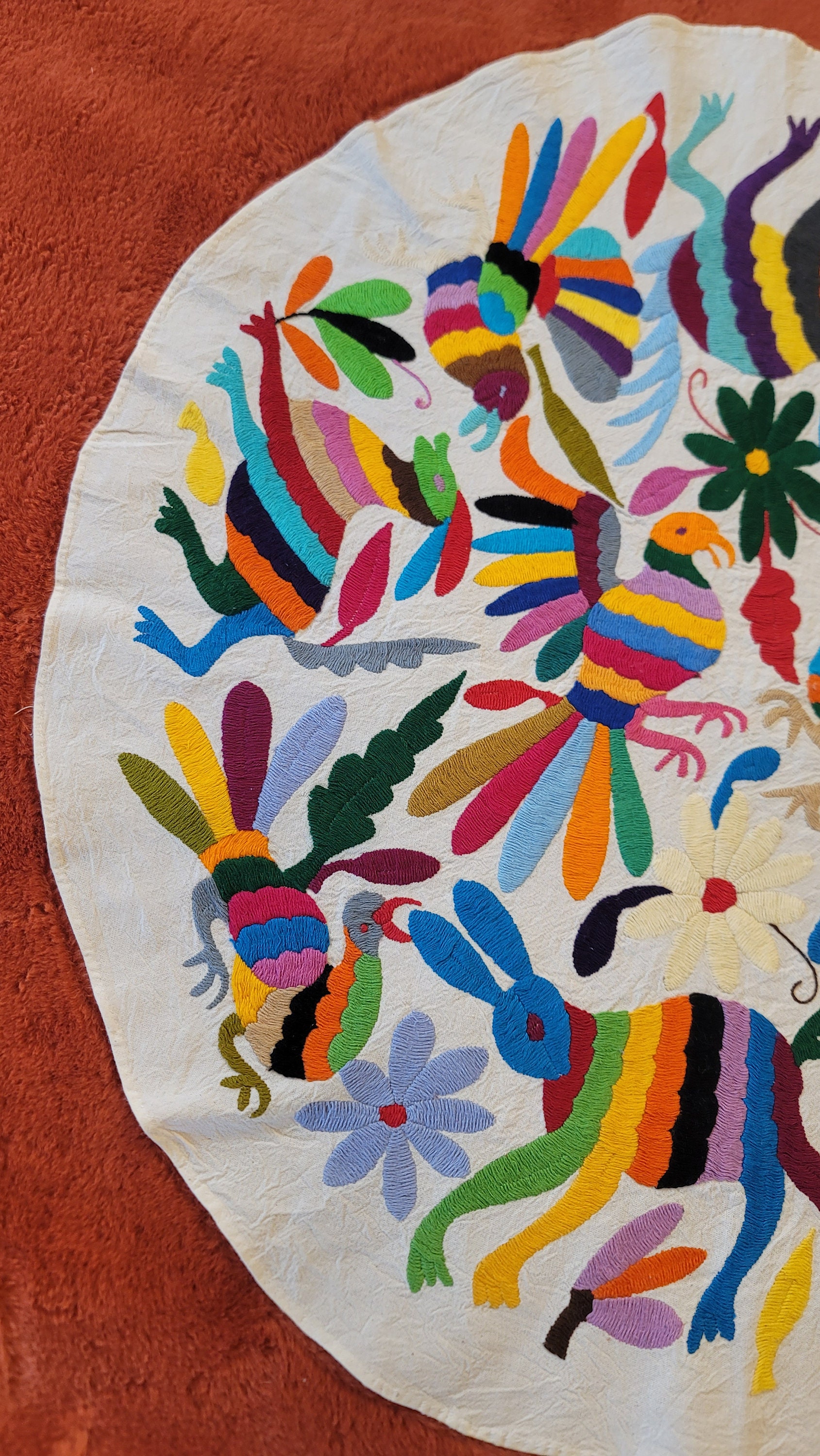 Large Otomi Tapestry, Tenango Tapestry, Otomi Art, Mexican Wall Art ...