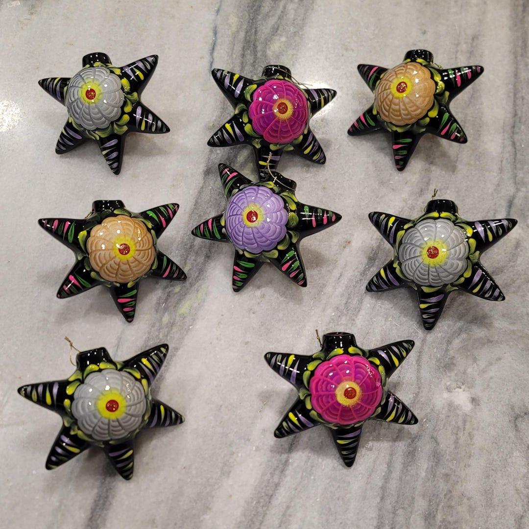 Handmade Mexican Clay Piñata Ornament: Folk Art Christmas Decor - Etsy
