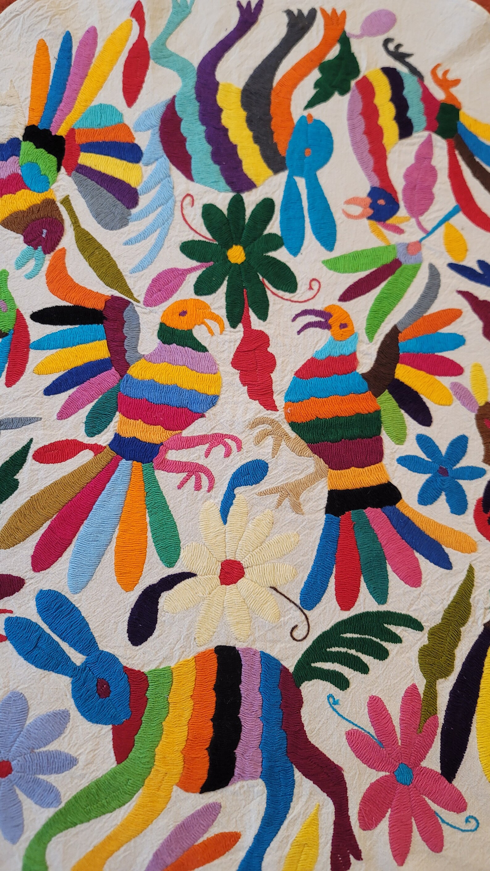 Large Otomi Tapestry, Tenango Tapestry, Otomi Art, Mexican Wall Art ...