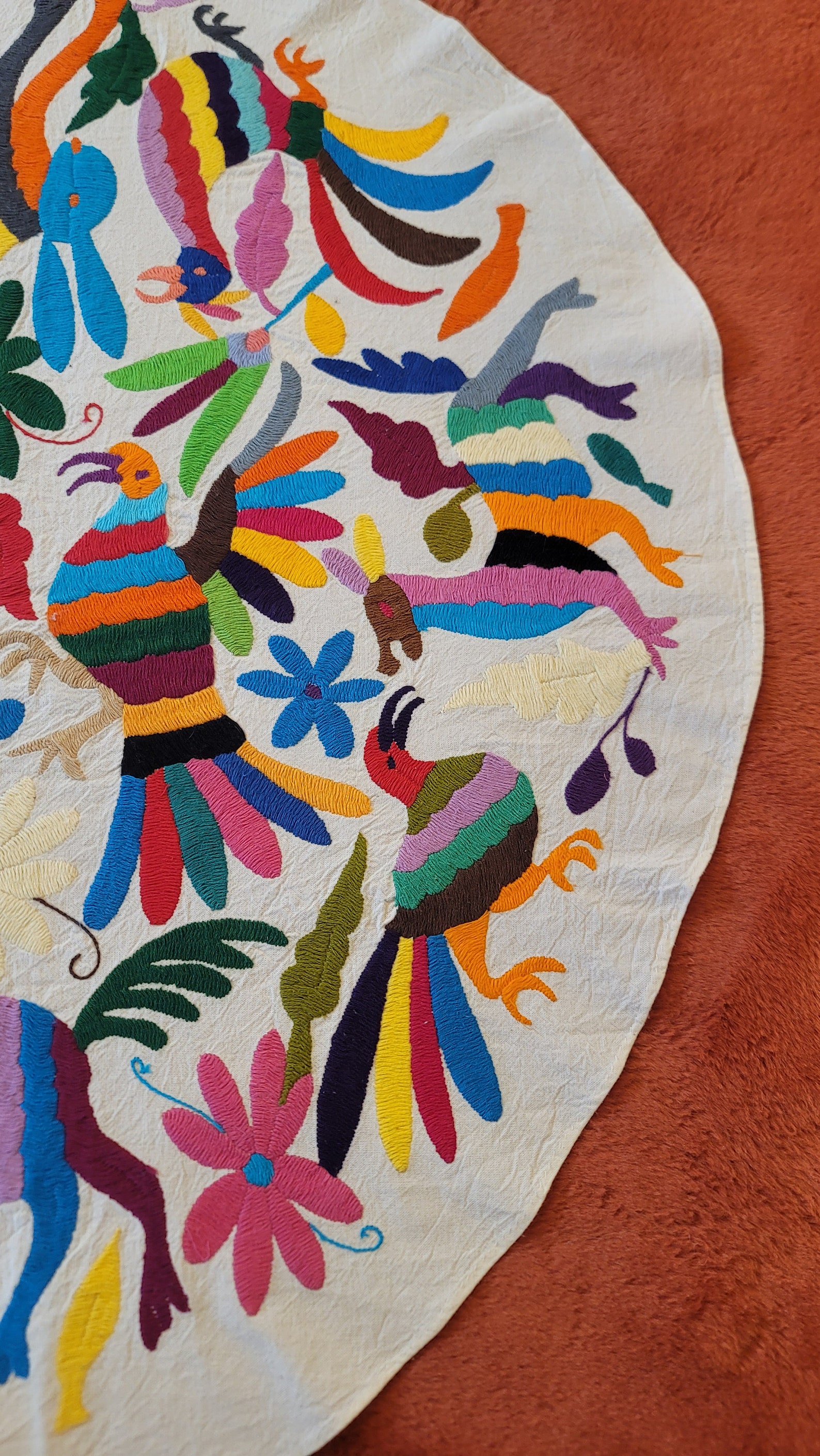 Large Otomi Tapestry, Tenango Tapestry, Otomi Wall Art, Mexican Wall ...