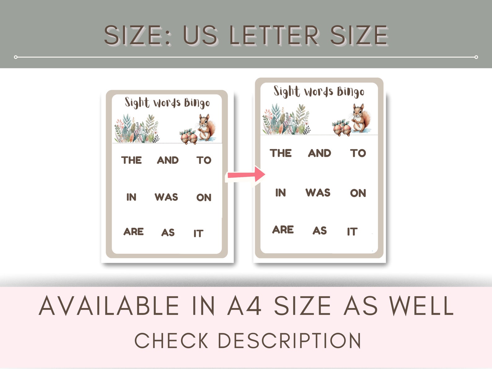 Printable SIGHT WORDS Bingo Game, First 100 Sight Words,fun Classroom ...