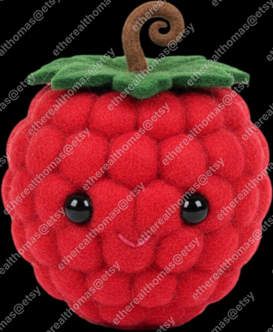Digital Image of a Raspberry - Etsy