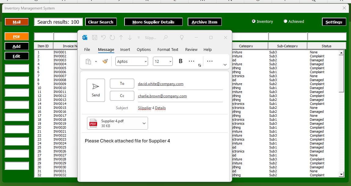 Inventory Management System - Etsy