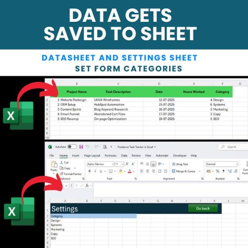 Freelance Task Tracker in Excel – Smart Userform to Add, Edit & Manage ...