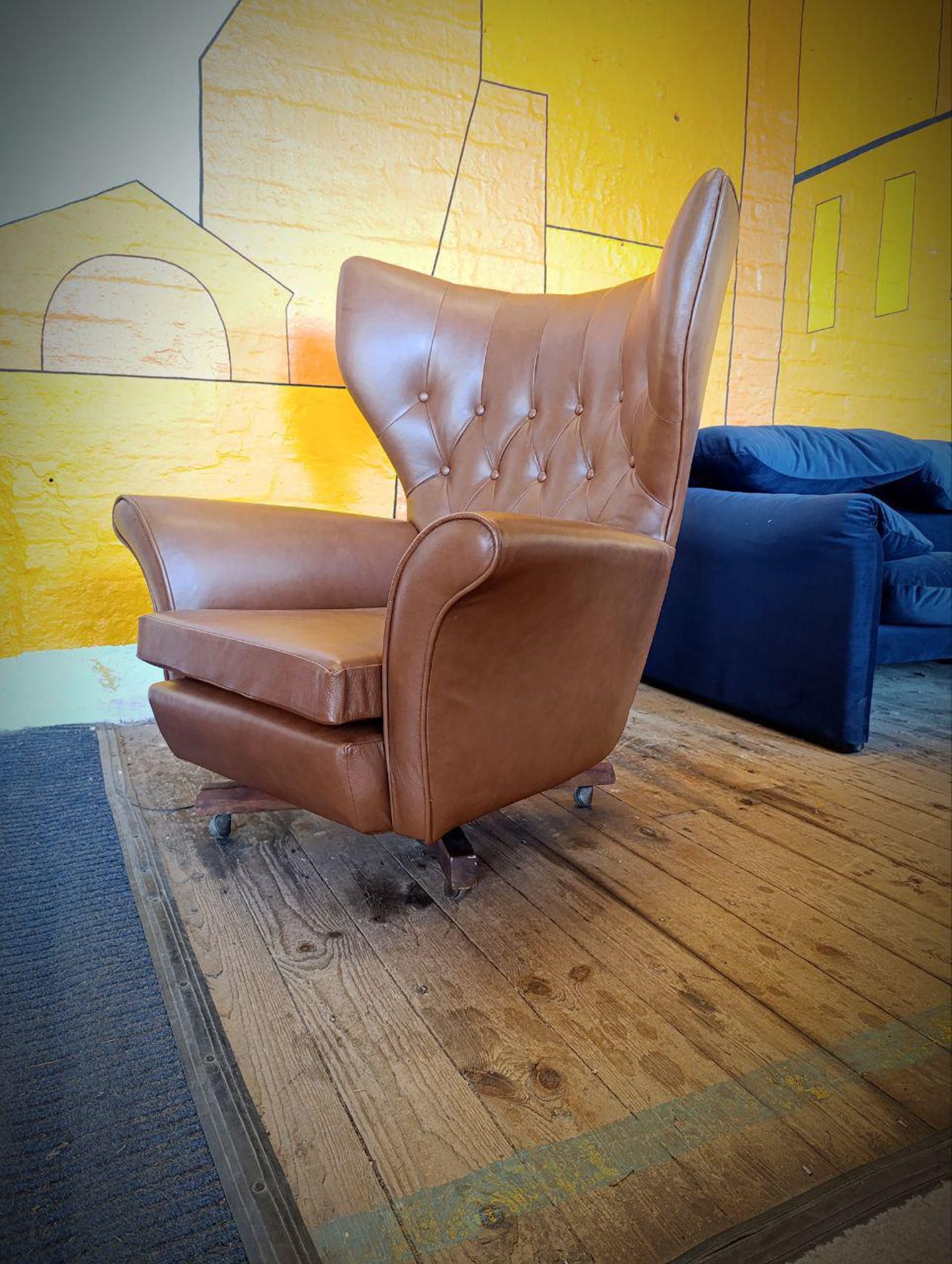 Iconic G-plan 6250 "blofeld Villain Chair" From 1960s James Bond Film ...