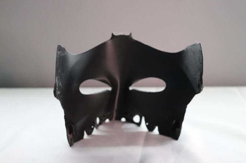 3D Printed Black Gothic Skull Mask for Halloween Costume or Cosplay - Etsy