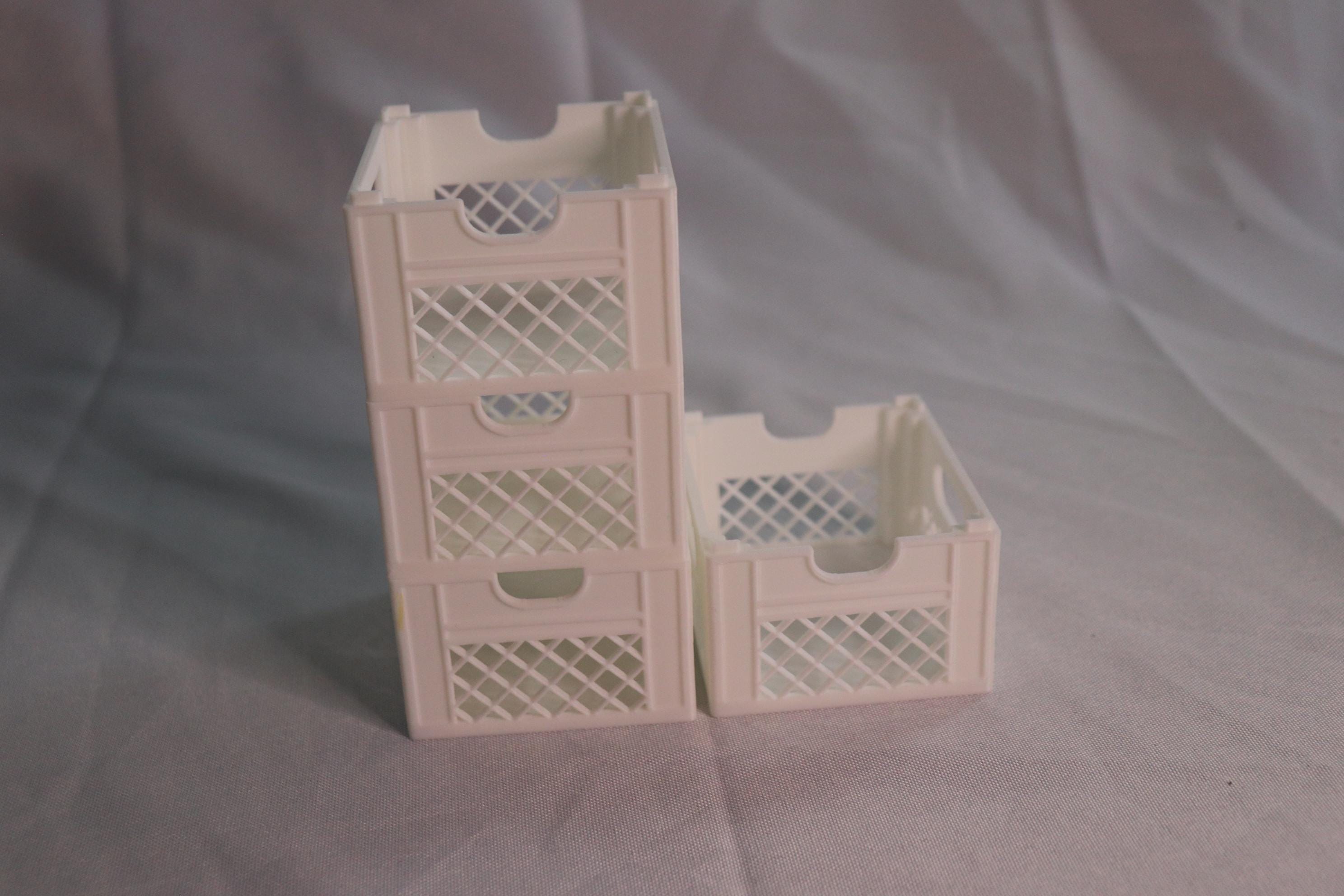 Compact 3D Printed Stackable Desk Organizers, Office Storage Crates in ...