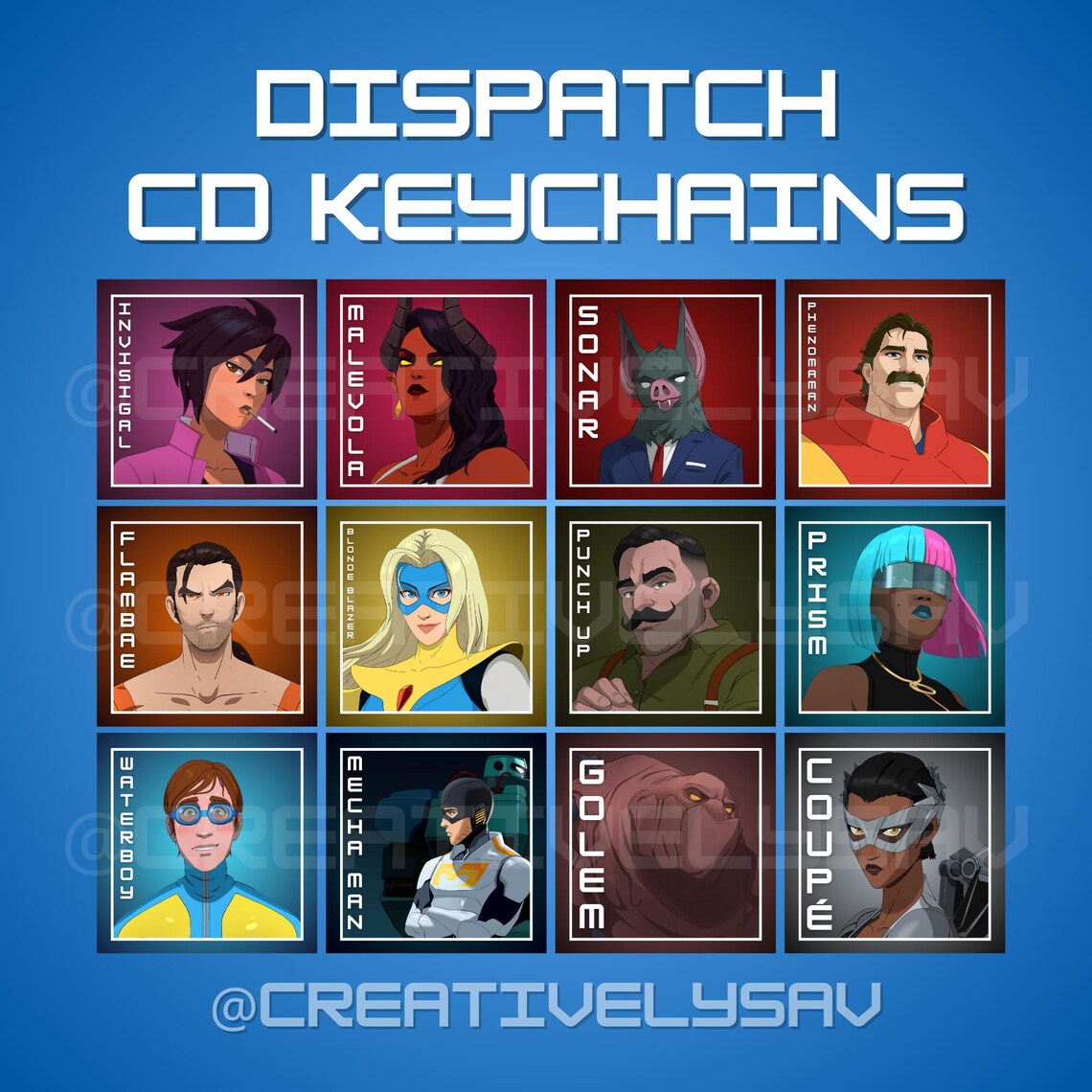 Dispatch CD Keychain - Etsy