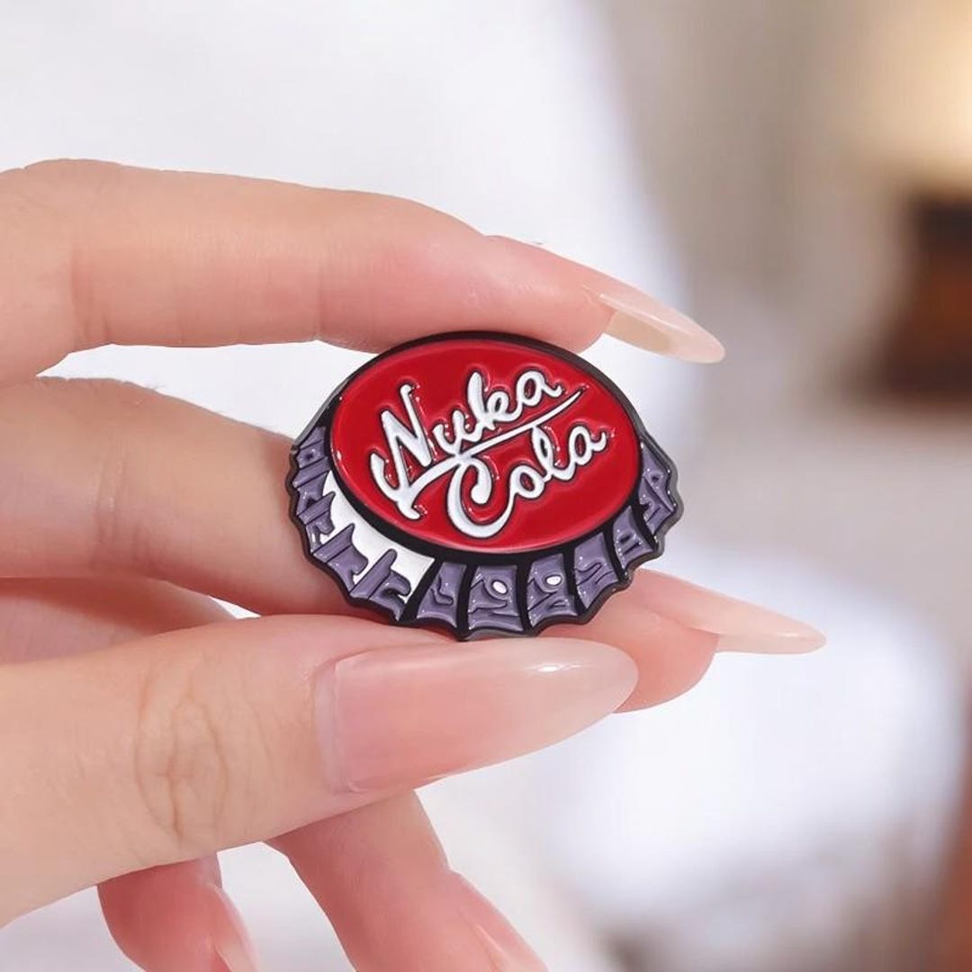 Fallout Nuka Cola Hard Pins Fun Fallout Bottlecap Enamel Pins Unique ...