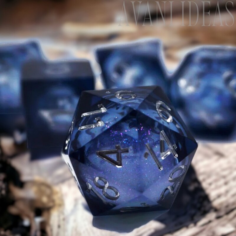 Dark Moon Dice - Etsy