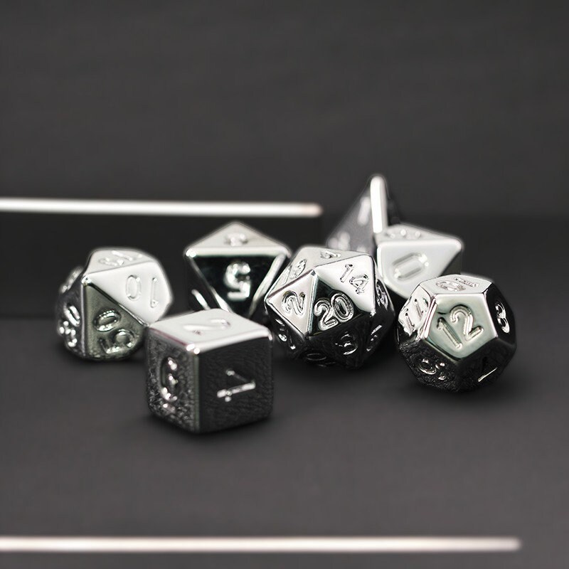 Solid Silver Dice - Etsy