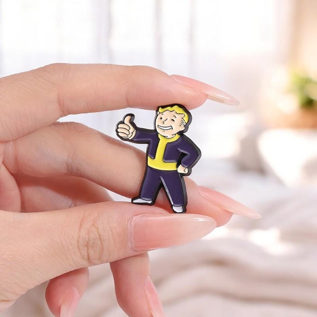 Fallout Vault Boy Hard Pins Fun Fallout Character Enamel Pins Unique ...