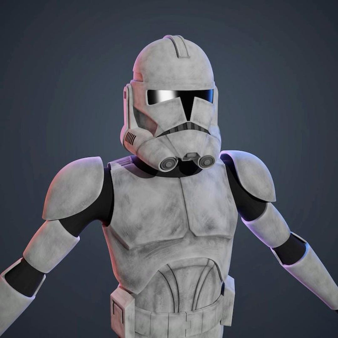 Clone Trooper Ph2 Character rigged - Etsy