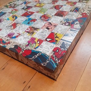 Spiderman Comic Chessboard - Etsy