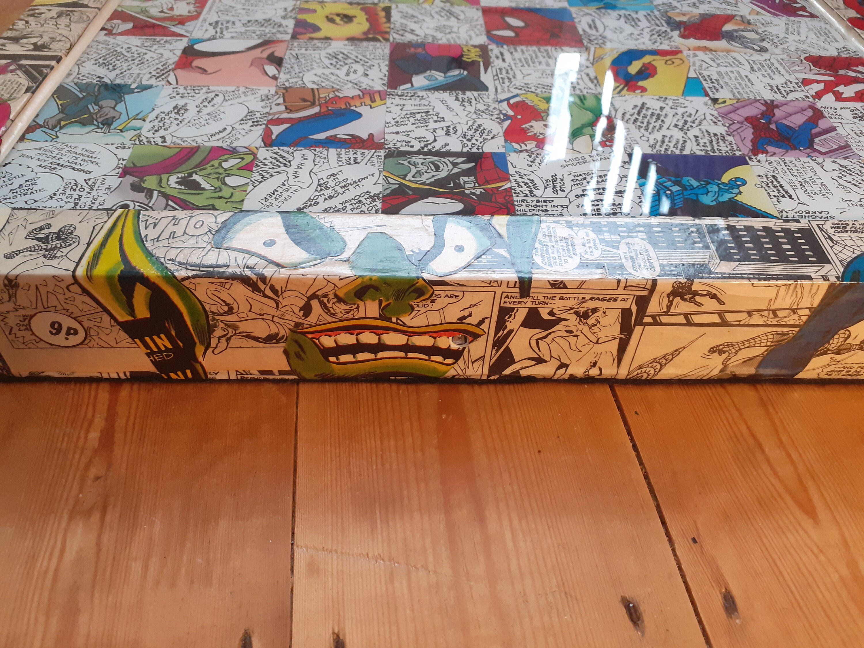 Spiderman Comic Chessboard - Etsy