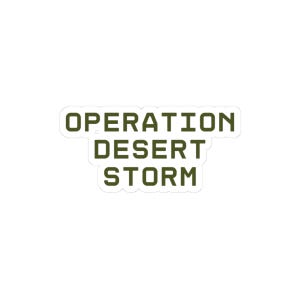 Operation Desert Storm | Military Decor, Laptop Stickers, Car Decals ...