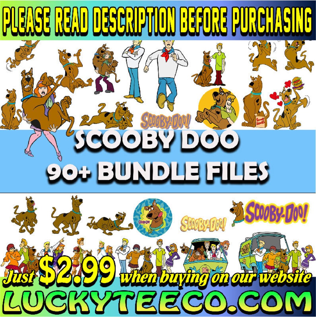 Scooby Doo Png Svg bundle, Svg Files for Cricut, Silhouette Cut Files ...