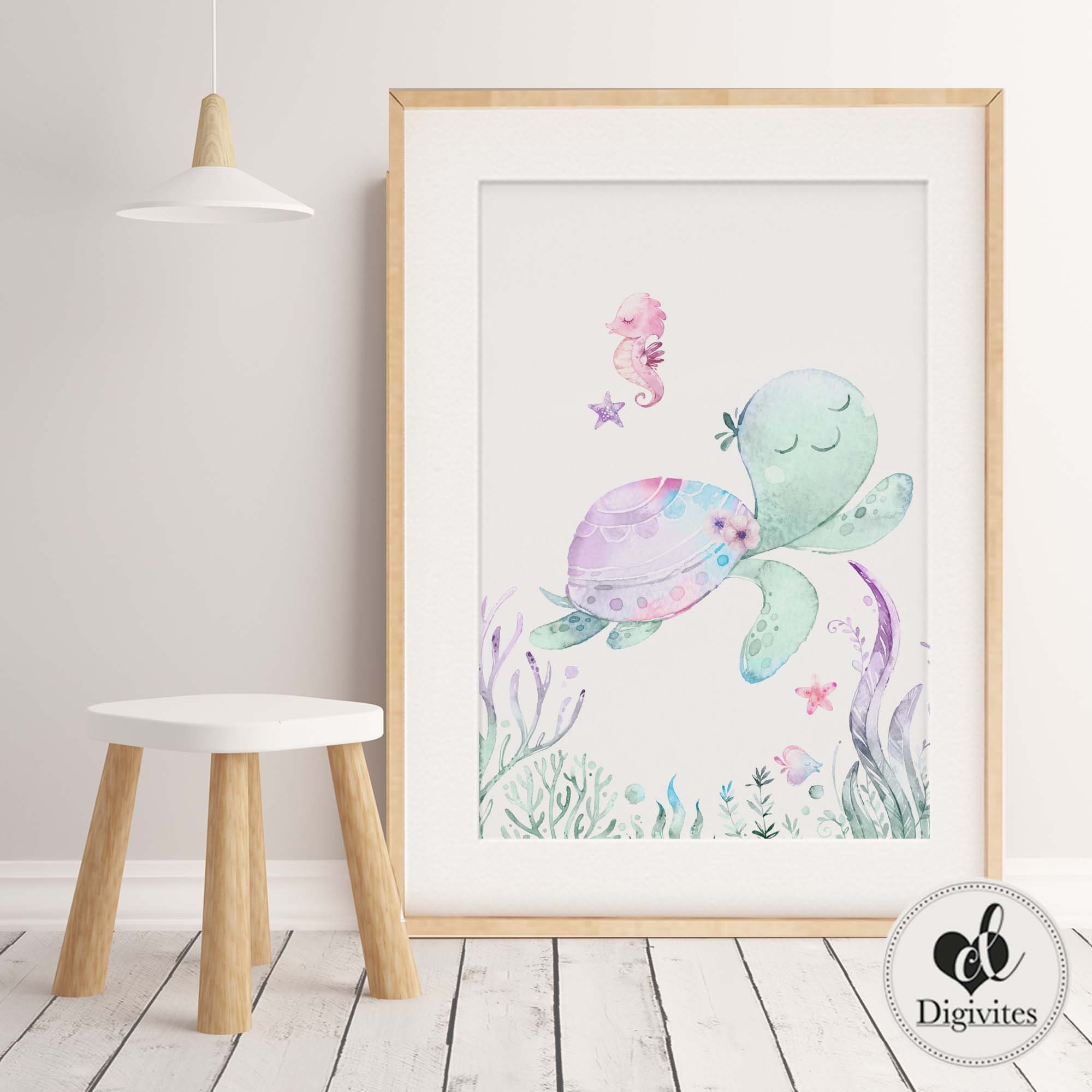 Turtle Nursery Wall Decor
