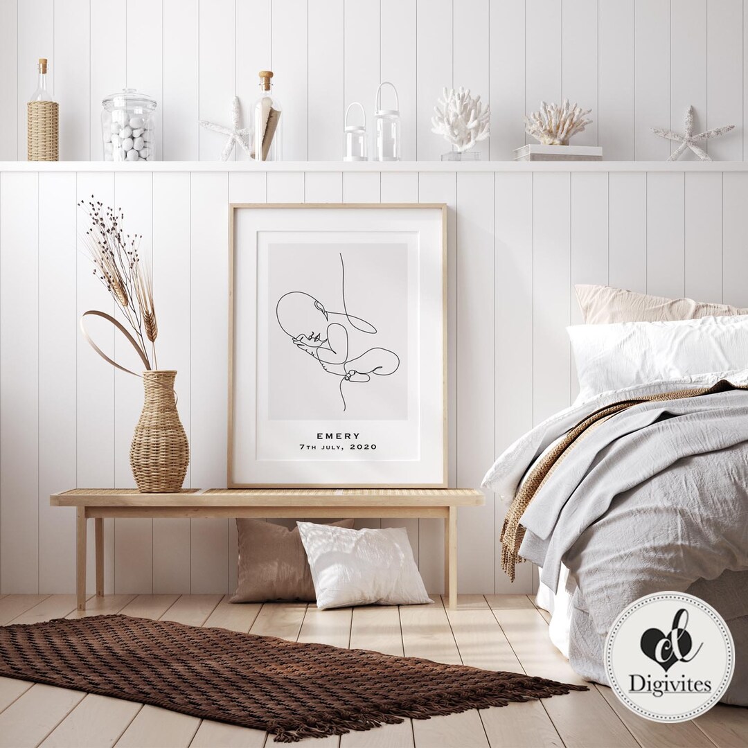 Baby Birth Print Baby Wall Art Nursery Wall Art Birth - Etsy Australia