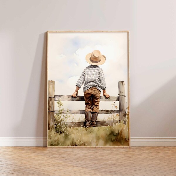 Little Boy Wall Art - Etsy