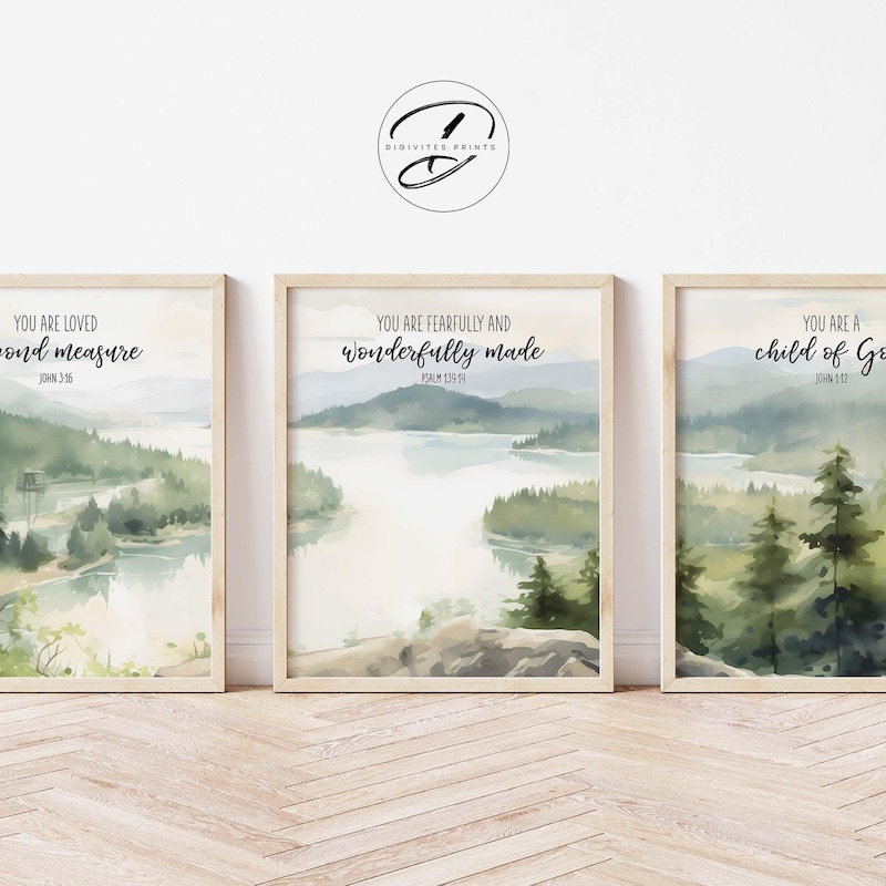 Bible Verse Art Meadow - Etsy UK