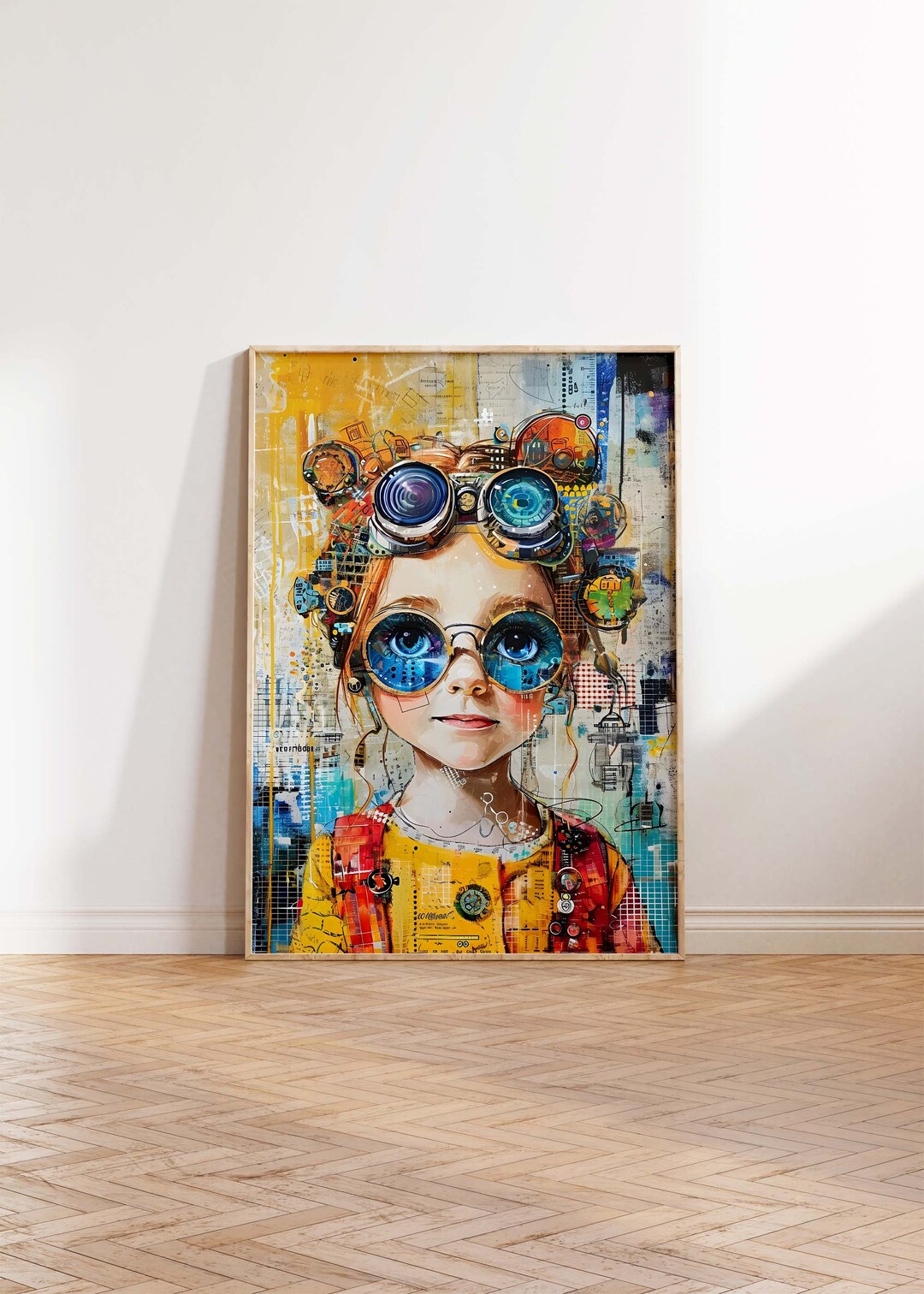 Modern Girls Bedroom Print, Gamer Girl Wall Art, Girls Room Decor ...