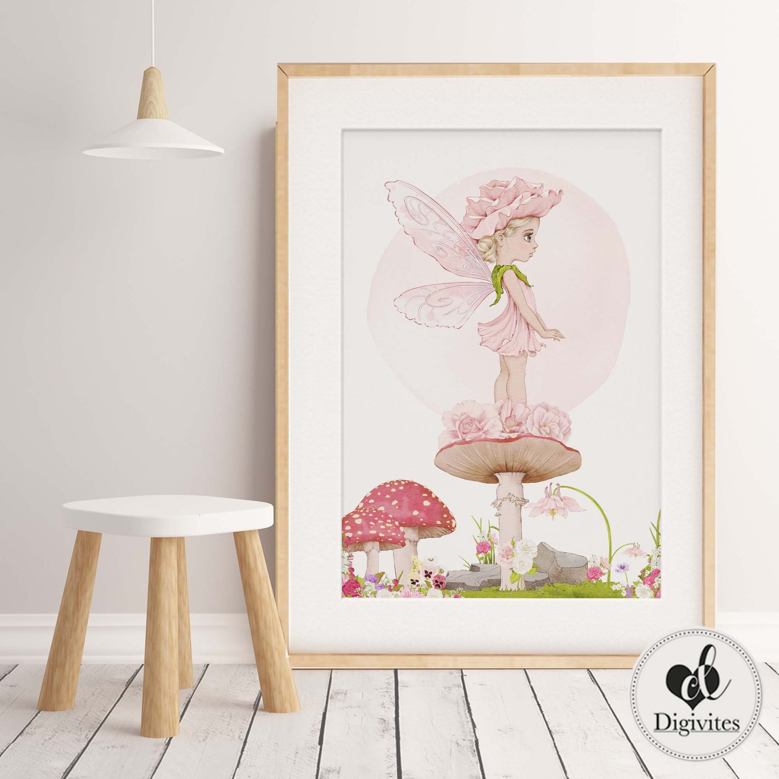 Fairy Garden Wall Art. Nursery Wall Art. Girls Bedroom Prints. - Etsy