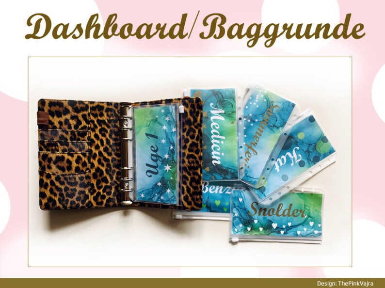 Dashboard | Baggrunde | Dansk Cash Stuffing - Etsy