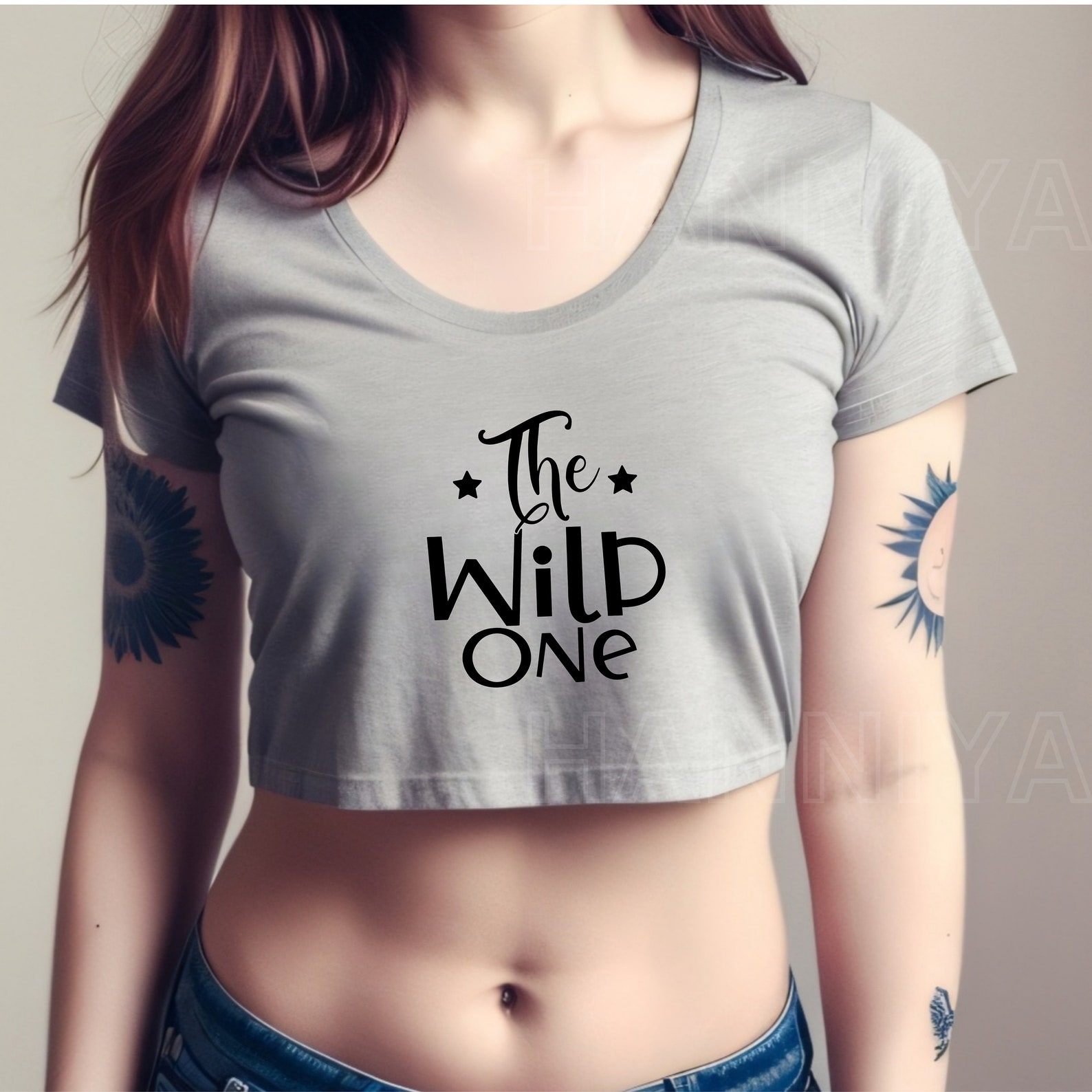 Wild One Crop Top Cute and Trendy Women's Tee for Teen Girls Slim Fit ...