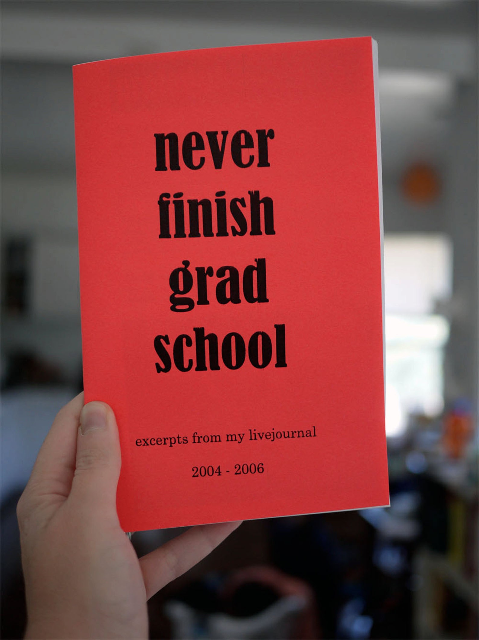Never Finish Grad School A Personal Zine zinefest Edition - Etsy